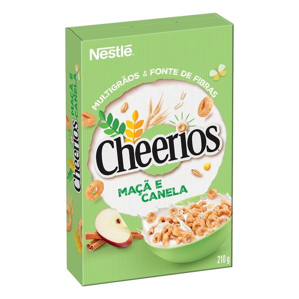 Cereal Matinal CHEERIOS Maçã e Canela 210g | Shopee Brasil