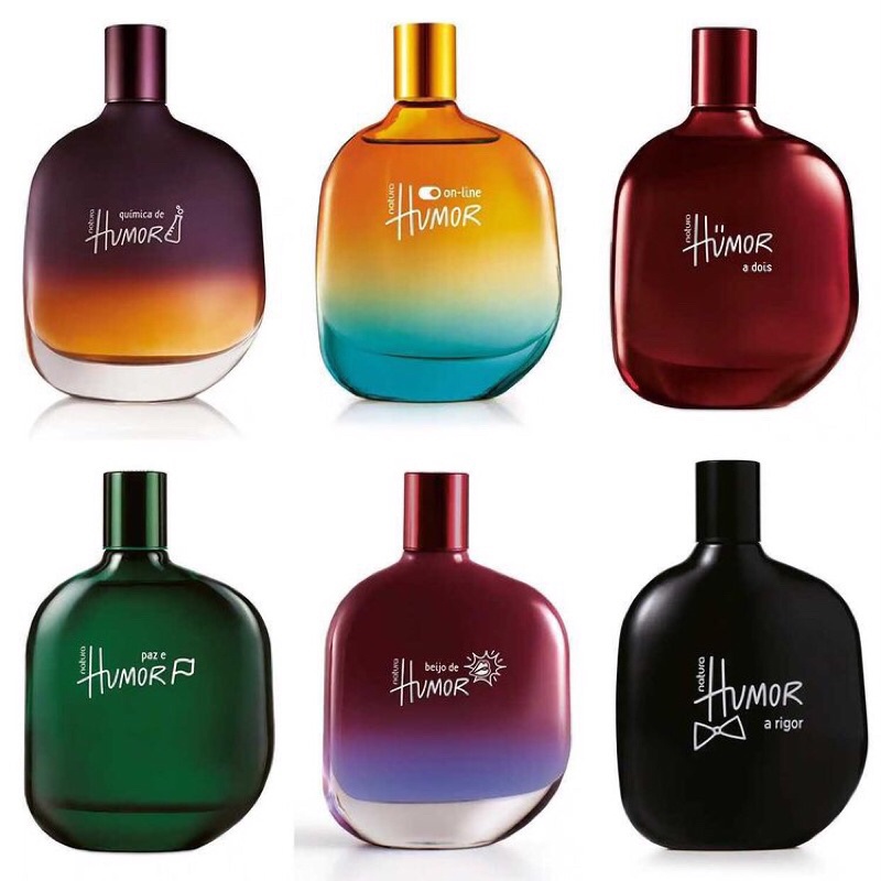 Colônia Natura Humor Masculino 75ml Original Lacrado Várias Opções ...
