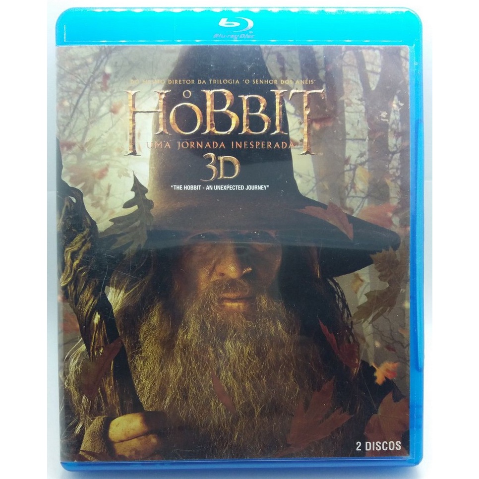 O Hobbit 3D Uma Jornada Inesperada Blu-Ray Original | Shopee Brasil