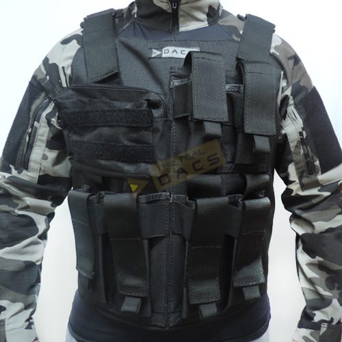 Colete Tático Paintball - Airsoft Preto | Shopee Brasil