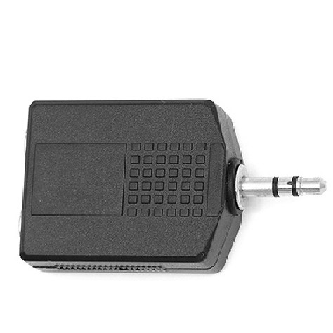 Adaptador P2 stereo x 2 Jack J10 (P10 Fêmea) stereo | Shopee Brasil