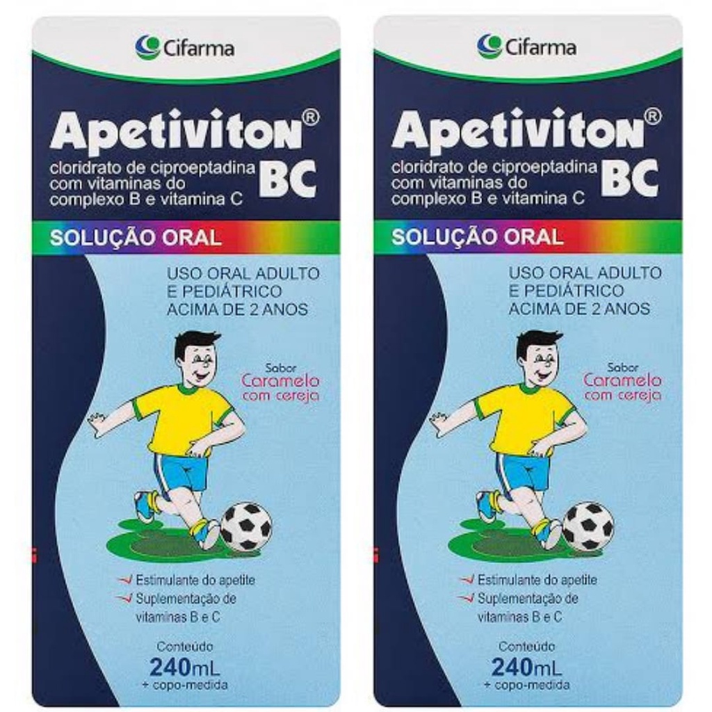 KIT 2 APETIVITON BC 240ML ESTIMULANTE DE APETITE | Shopee Brasil