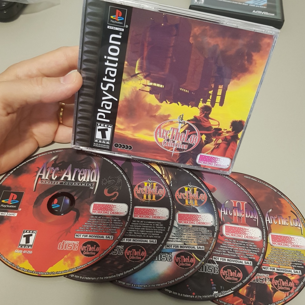 Ps1 - Arc The Lad Collection • 5 Discos *PROMOÇÃO* | Shopee Brasil