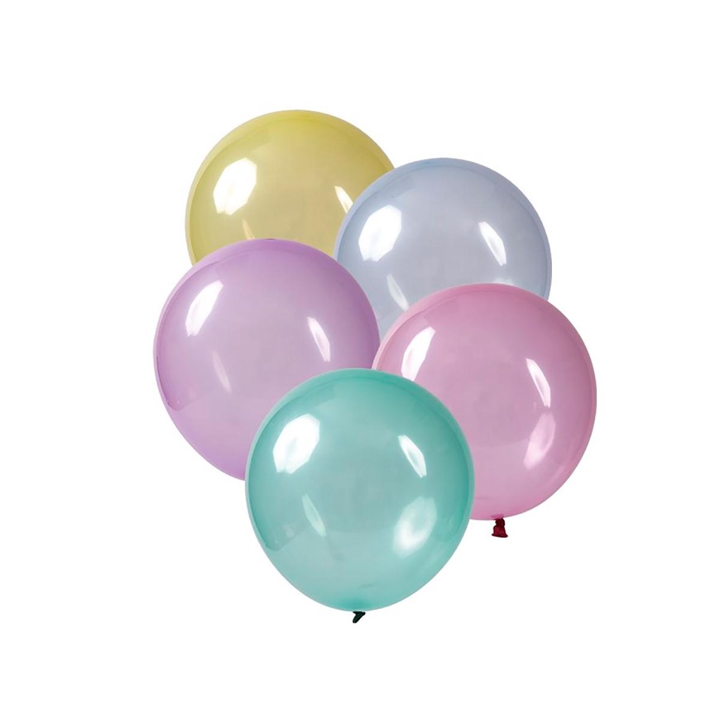 Balão 9 Polegadas Profissional Cristal Candy Art-Latex 24und | Shopee Brasil