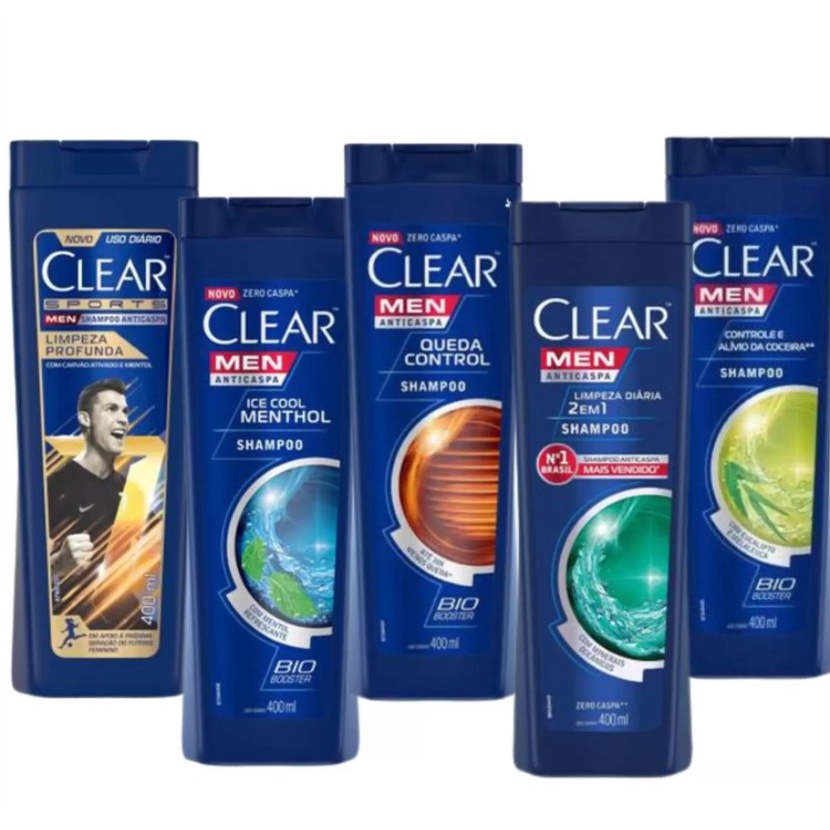 Shampoo Clear 400ml anticaspa | Shopee Brasil