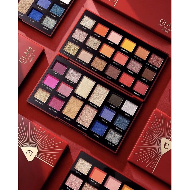 Pallete de sombras Red Eudora -Eudora Glam Paleta Multifuncional Red ...