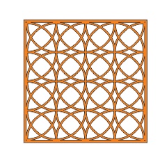 Kit 1 Módulos Divisória 20x20cm Mdf Ambientes Parede Bogodó | Shopee Brasil