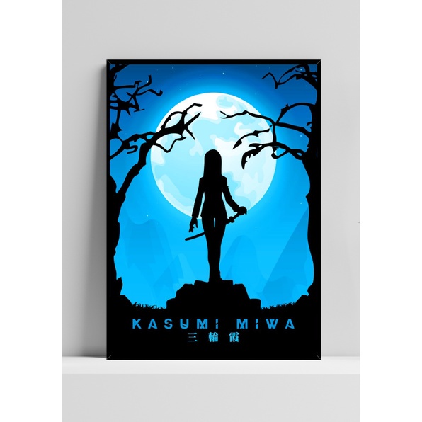 Quadro de mdf poster moldura Anime, Mangá, Jujutsu kaisen, Miwa ...
