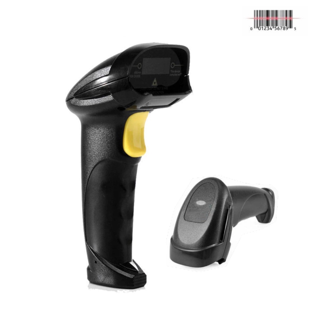 Leitor Código De Barras Com Fio USB Bar Code Scanner | Shopee Brasil
