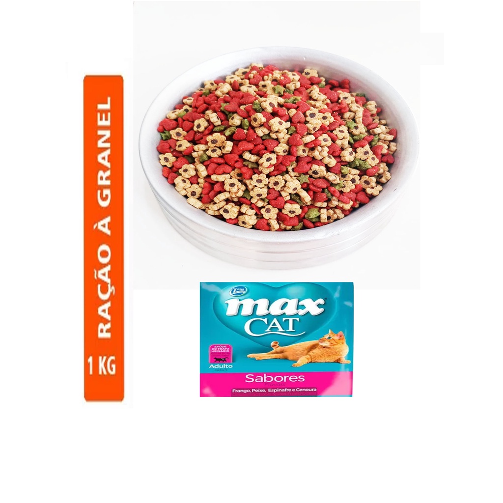 Max Cat Sabores Granel kg | Shopee Brasil