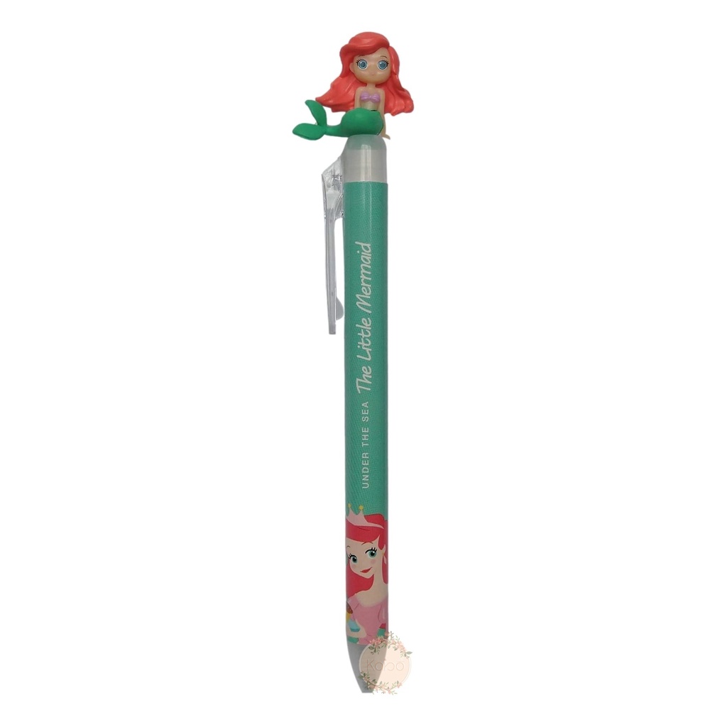 Caneta Gel Knock Preta Disney Princesas 3D ARIEL 0.5mm | Shopee Brasil