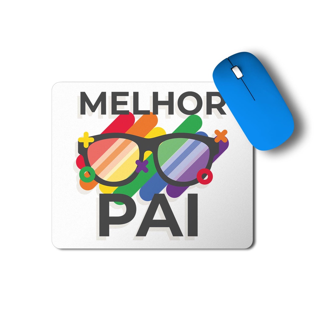 Mouse Pad Melhor Pai Do Mundo Presente Dia Pais LGBT | Shopee Brasil