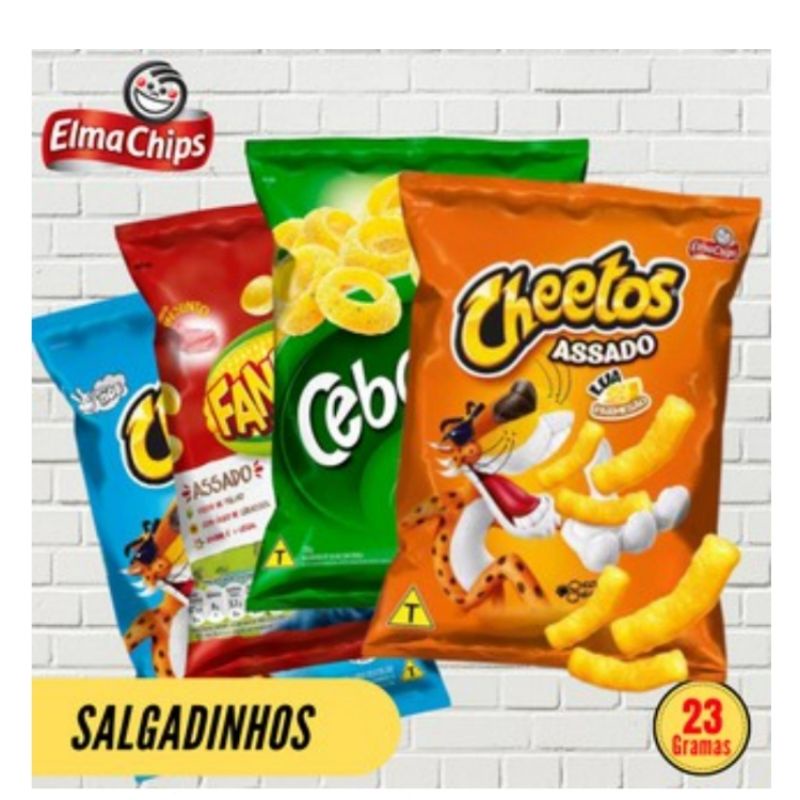 kit Salgadinhos Fandangos sabores | Shopee Brasil