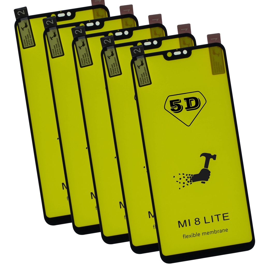 kit-com-5x-pel-culas-de-gel-5d-p-xiaomi-redmi-mi8-lite-mi-8-lite-full