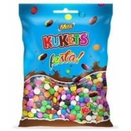 Mini Kukets de Chocolate Pastilhas Confeitadas Kuky m&m mini Confete ...