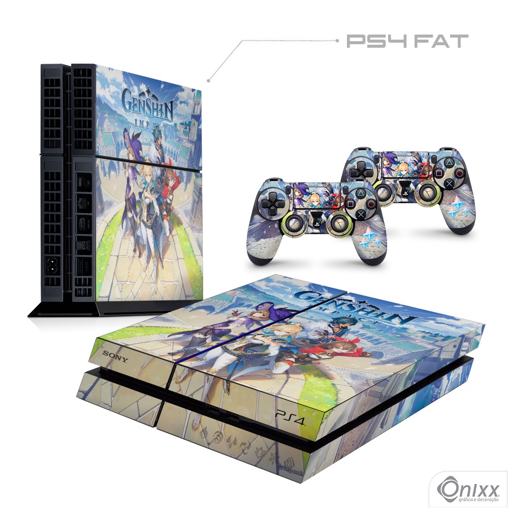 Skin PS4 FAT Adesiva Genshin Impact 2 | Shopee Brasil