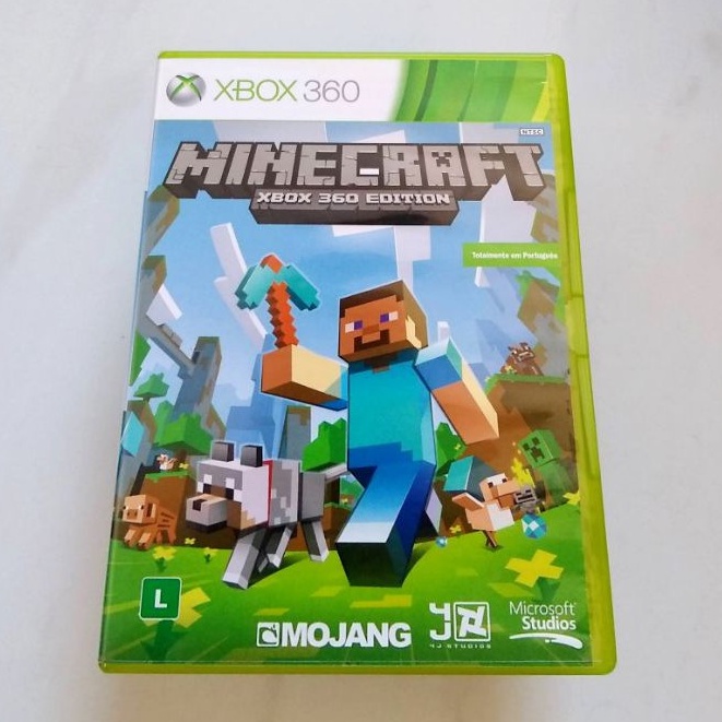 Minecraft Xbox 360 Original Mídia Física Português | Shopee Brasil