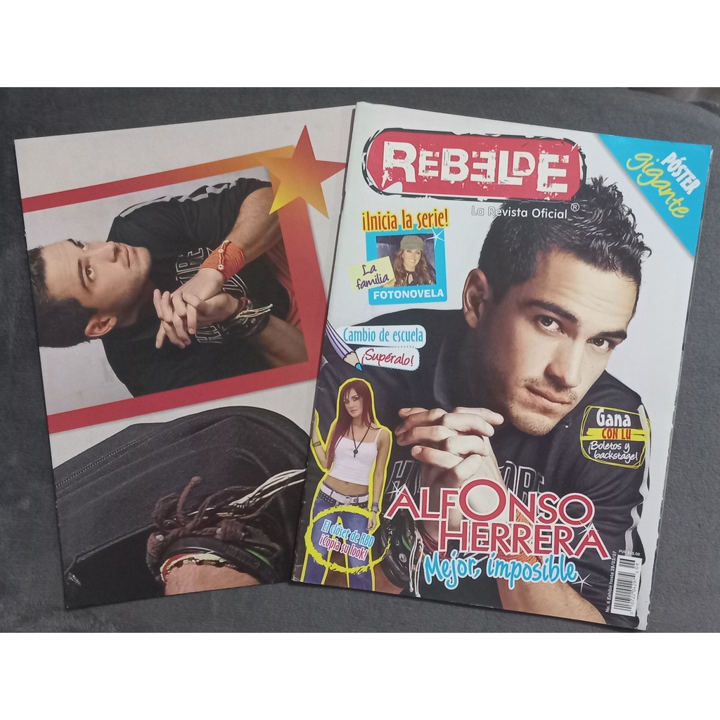 Importada- Revista Rebelde Oficial (Com Mega Pôster frente e verso ...