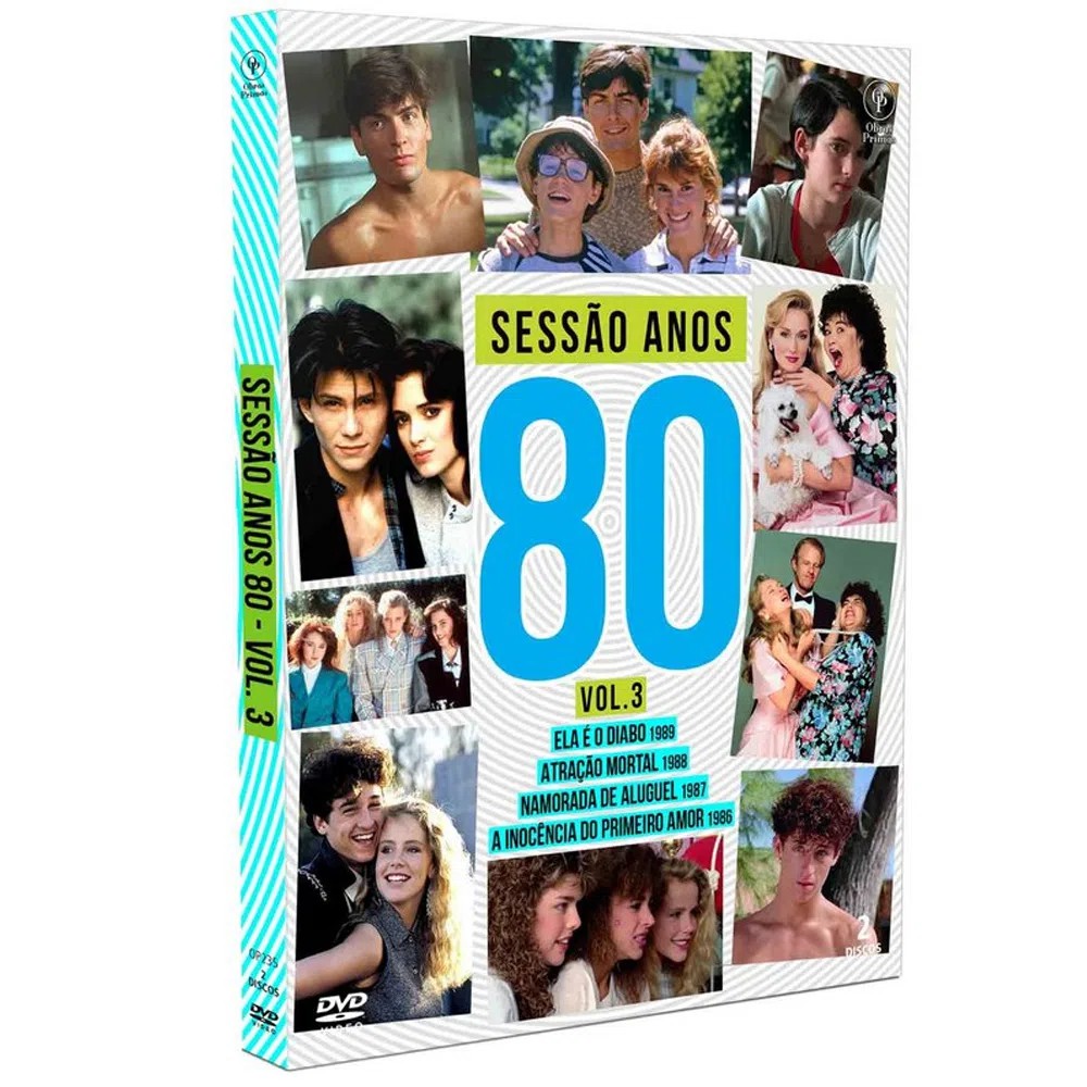 Dvd: Sessão Anos 80 Vol. 3 - Digipack Com 2 Discos - Original e Lacrado | Shopee Brasil