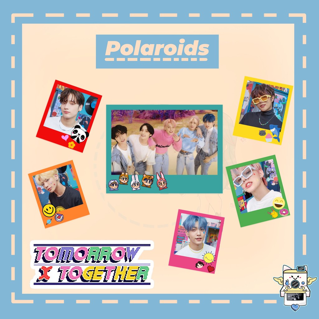 Kit de Polaroids - TXT "Blue Hour" | Shopee Brasil