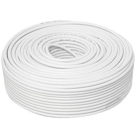 Cabo Coaxial Rg6 Ts Branco Cabletech Rolo 100m | Shopee Brasil