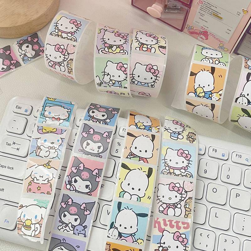 5/200Pcs/Set Sanrio Stickers Suprimentos Escolares Criativos Recompensa ...