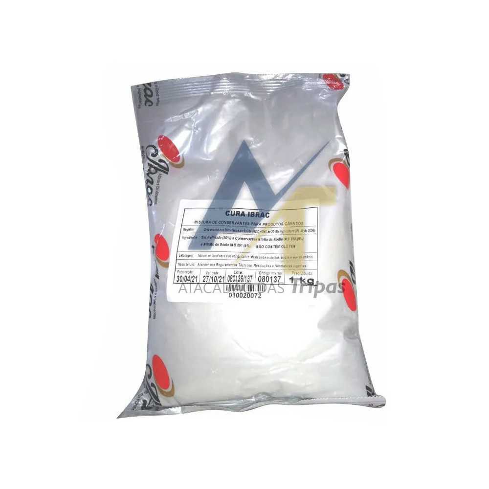 Sal De Cura Ibrac - Misturas de Conservantes para Produtos Cárneos 1Kg ...