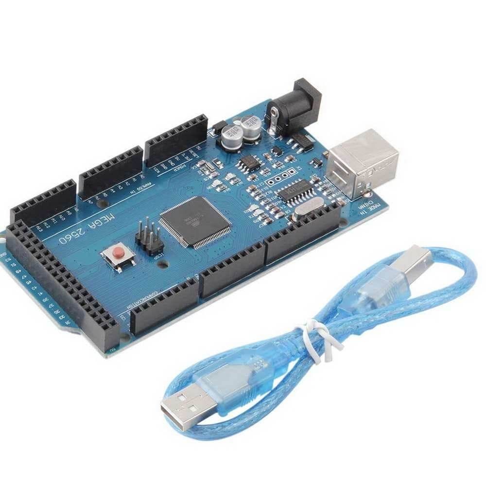 Placa Mega 2560 Ch340 Com Cabo Usb Para Arduino | Shopee Brasil