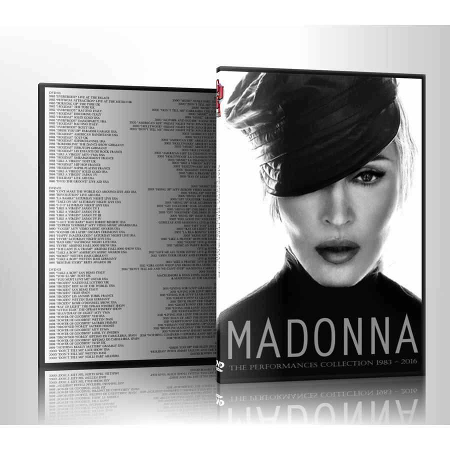 Box Madonna Performances Collection 6 DVD [FanMade] | Shopee Brasil