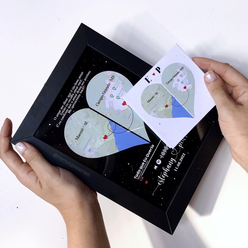 QUADRO 21x15 + CARTÃO | PRESENTE TEMÁTICO A DISTÂNCIA | Shopee Brasil