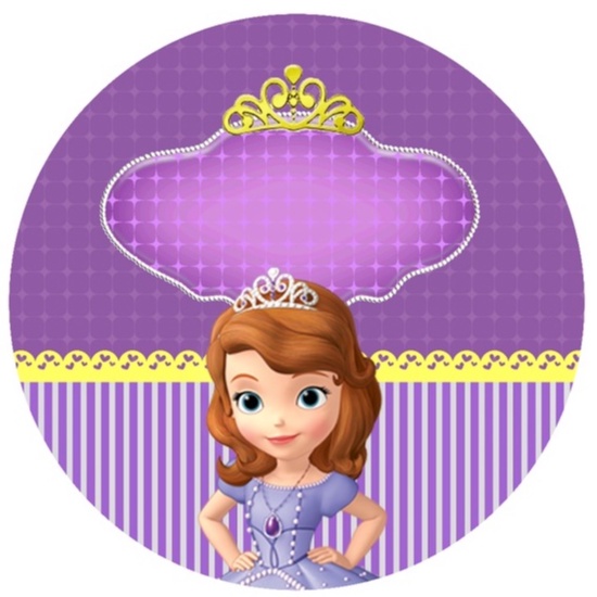 15 Rótulos Adesivos Tema Princesa Sofia 4x4 Lembrancinha Infantil ...