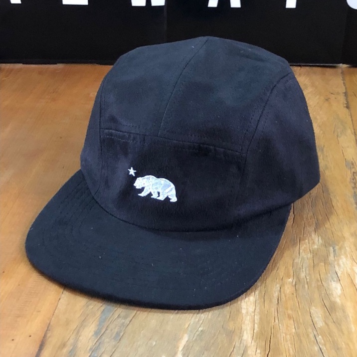 Boné Five Panel skate Califórnia camurça Strapback Anth.Co premium urso ...