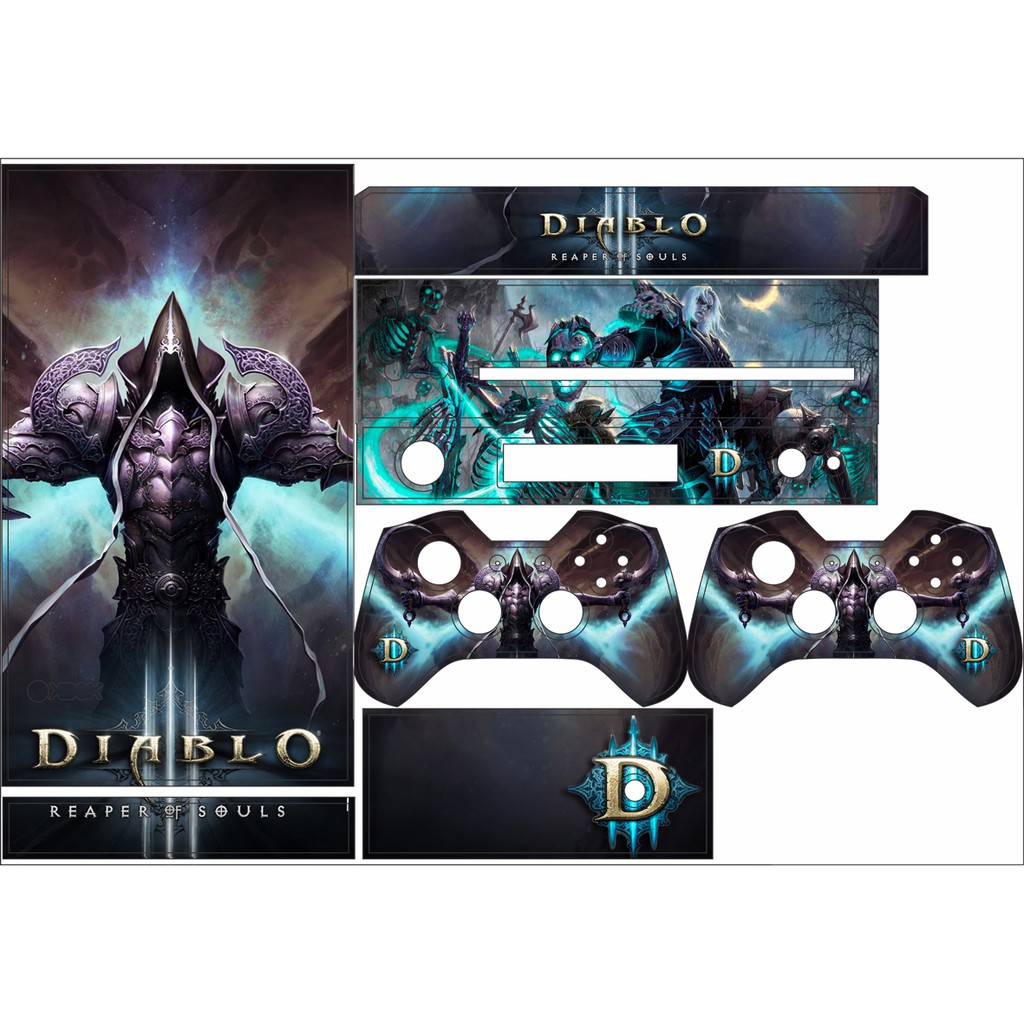 Skin Adesiva Xbox One Fat - Diablo 3 Reaper Souls | Shopee Brasil