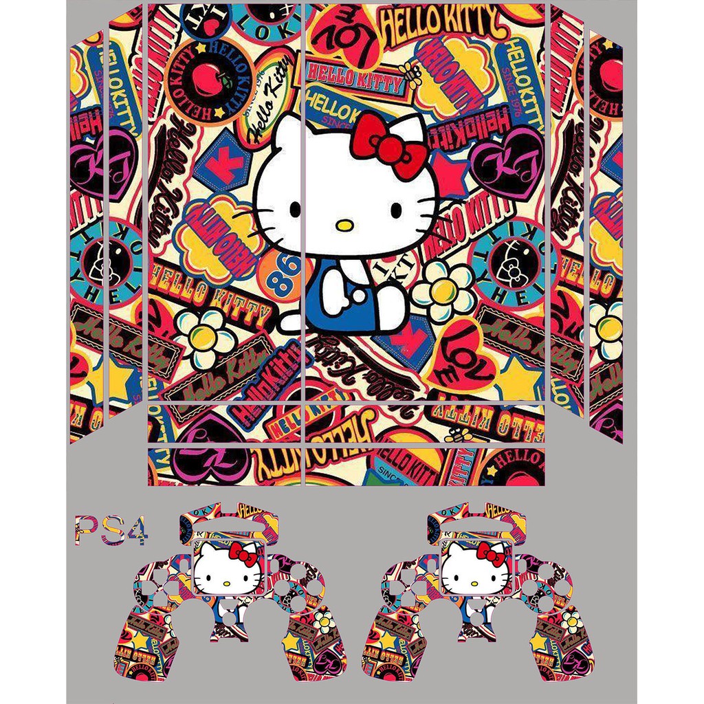Skin Adesiva PS4 Fat - Hello Kitty (mod.130) | Shopee Brasil
