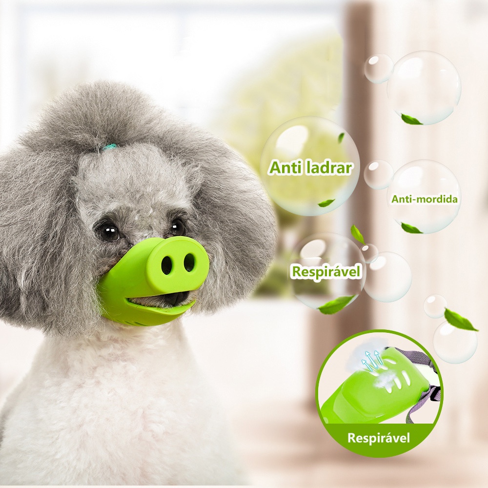 Focinho de porco cachorro/focinheira para cachorro/Anti-latido Anti ...
