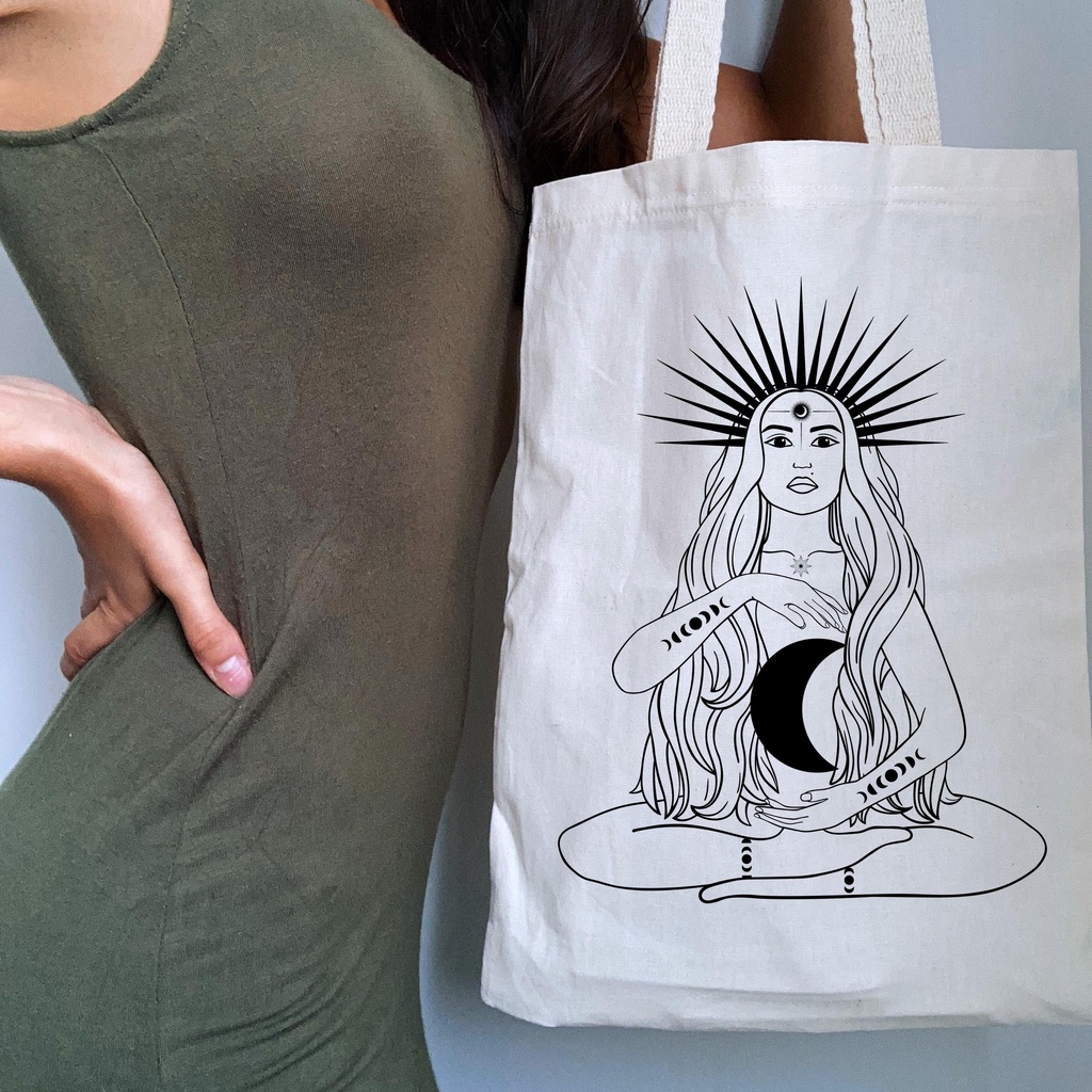 Ecobag Protegida pela Lua | Shopee Brasil