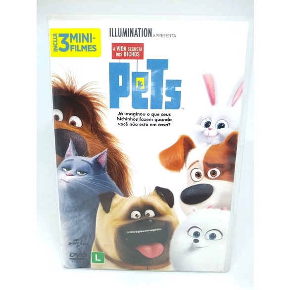 DVD Pets a Vida Secreta dos Bichos | Shopee Brasil