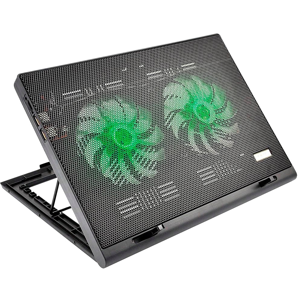 Base Gamer para Notebook Warrior com Cooler e LED Verde - AC267 ...