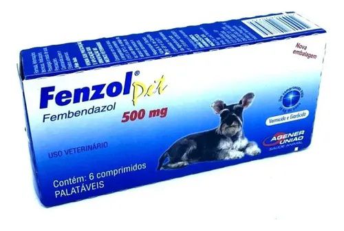 Fenzol Pet 500mg Para Cães 6 Comprimidos | Shopee Brasil