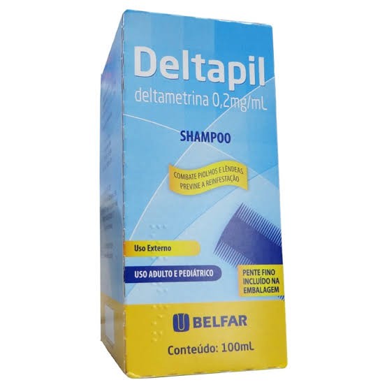 Deltapil shampoo 100mL Para piolhos e Lêndeas - Escabin/Kwell | Shopee ...
