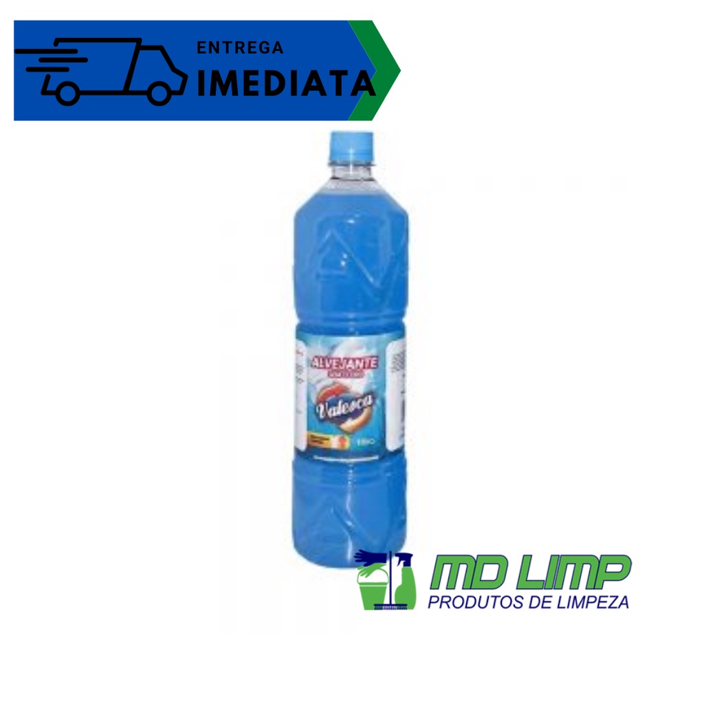 Alvejante Sem Cloro de 1 Litro - Azul | Shopee Brasil