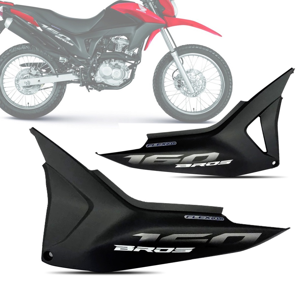 Kit Carenagem Tampa Lateral Par Nxr Bros 160 Vermelha 2016 Esdd ...