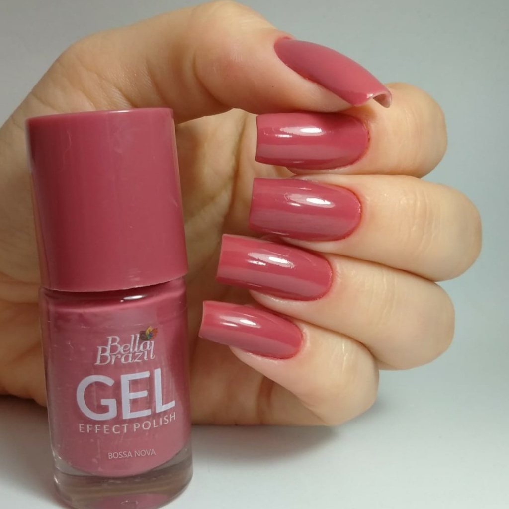 Efeito Gel 816 Bossa Nova - Esmalte Cremoso 9ml | Shopee Brasil