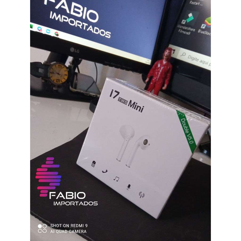 Fone De Ouvido Sem Fio Bluetooth I7 Mini Tws !! | Shopee Brasil