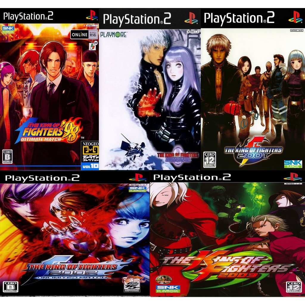 Kit O Melhor de The King Of Fighters com 5 Jogos (PS2) | Shopee Brasil