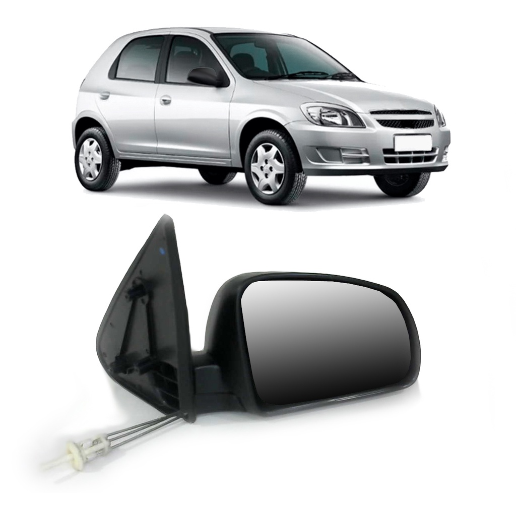 Retrovisor Celta e Prisma 2007 2008 2009 2010 2011 2012 2013 2014 Com Controle Interno (Lado ...