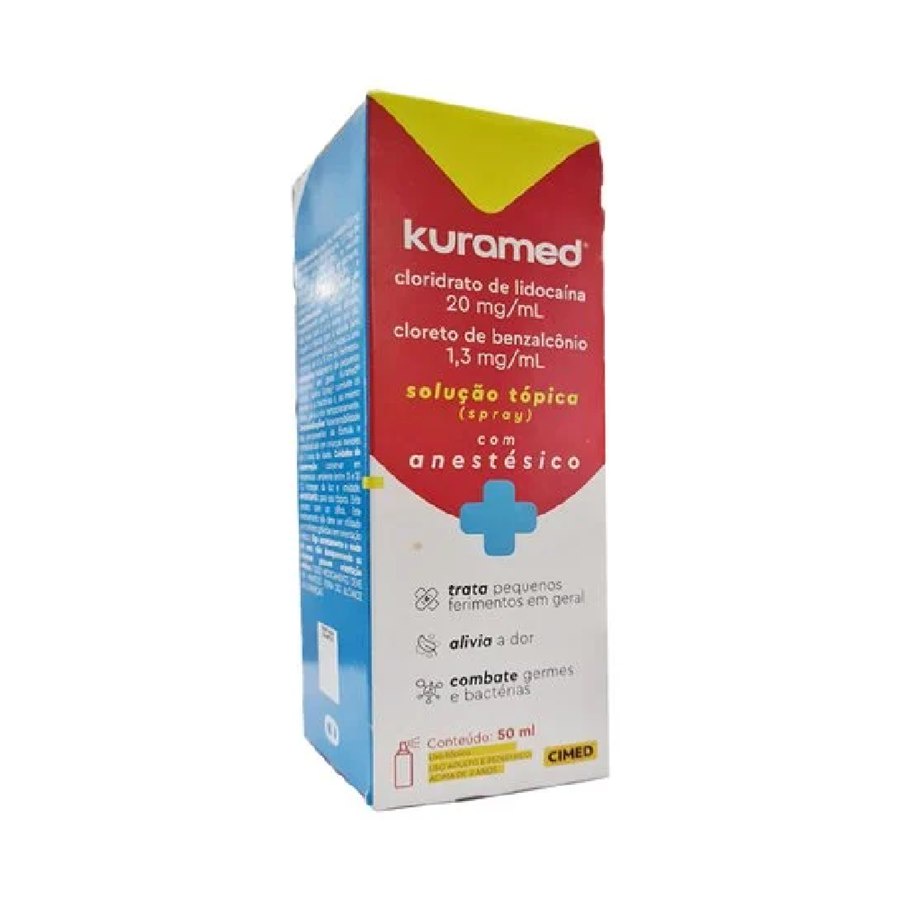 Kuramed Antisséptico Spray Cimed 50ml - cicatrização Ágil - Cimed ...