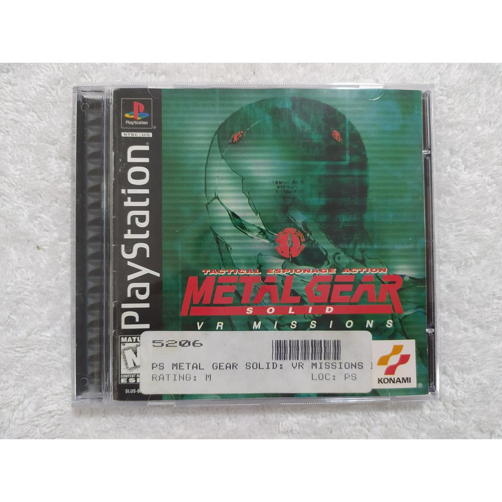 Metal Gear Solid Vr Mission Completo Original Ps1 | Shopee Brasil