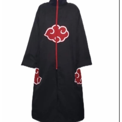 Manto/Capa Akatsuki Naruto de alta qualidade+brinde | Shopee Brasil
