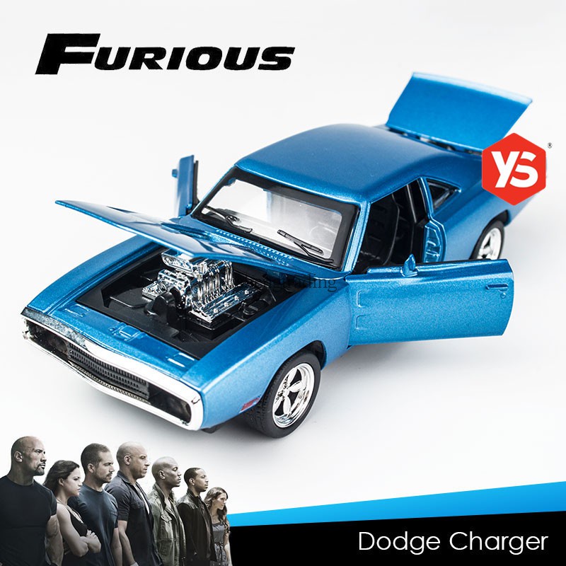 1:32 Scale Dodge Charger -Fast Furious Dom Miniatura Carrinho de ...